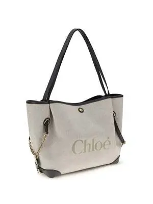 Chloé Clover Tote Bag In Canvas