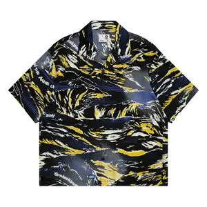 AAPE Printed Short Sleeve Shirt /yellow - Blue