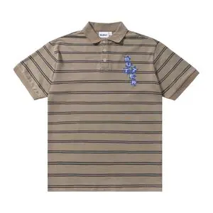 BUTTER GOODS Stars Polo Short-sleeve Shirt 'khaki
