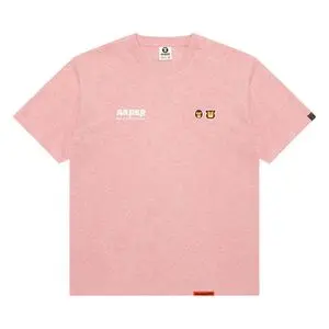 AAPE R Logo Tee /heather - Pink