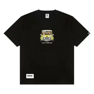 AAPE R Graphic Tee - Black