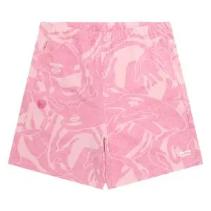 AAPE Now Camo Sweat Shorts /multicolor - Pink