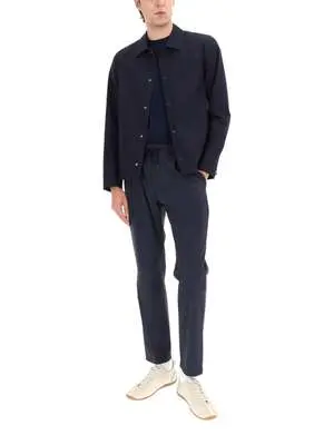 Herno Logo Pants - Blue