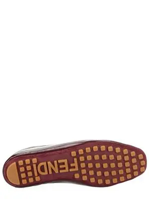 Fendi Leather Mocassino Baguette - Multicolor