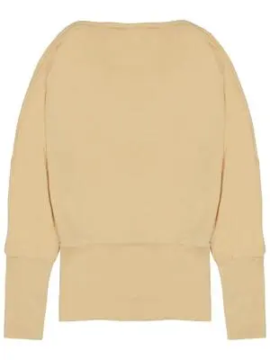 TOTEME Viscose Knit Top - Yellow