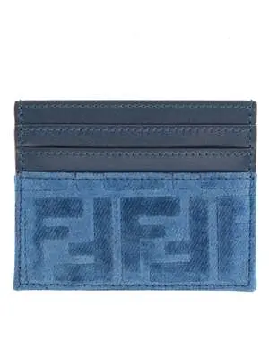 Fendi Portacarte Ff Diamonds - Blue