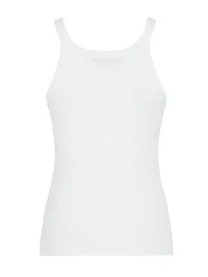 Fendi Top With Embroidered Logo - White