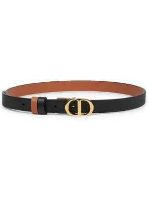 Dior 30 Montaigne Reversible Belt - Black