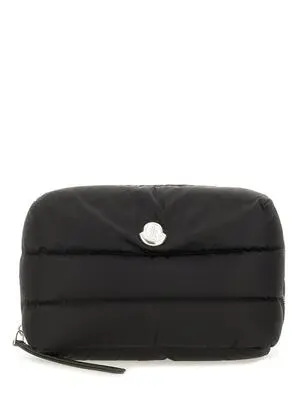 Moncler Quilted Caradoc Beauty Case - Black