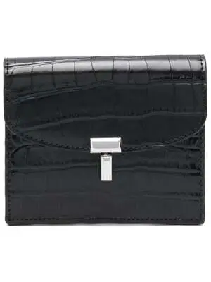 TOTEME Poporta Cards With T Lock - Black