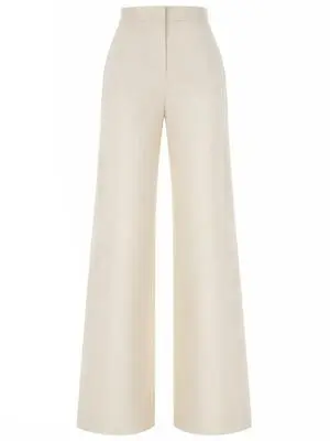 Max Mara Wide Leg Trousers - Cream