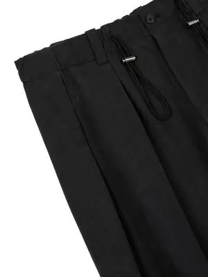 STUDIO TOMBOY Pleated Drawstring-waist Trousers