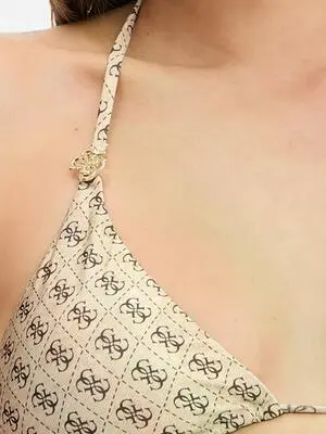 Guess 4g Triangle Bikini Top