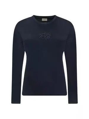 Paul & Shark Beaded Logo-embroidered T-shirt