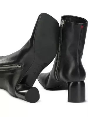 HALMANERA Leather Ankle Boots