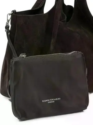GIANNI CHIARINI Dua Suede Tote Bag