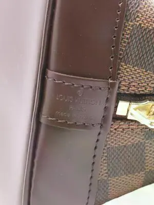 LOUIS VUITTON Alma Damier Ebene Tote Bag