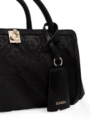 Guess Audrey Monogram-pattern Logo-plaque Shoulder Bag