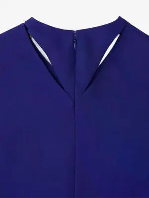 Versace Grain-de-poudre Wool Mini Dress