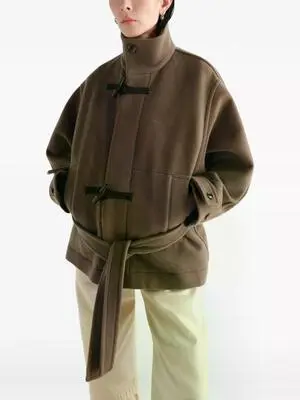 LEMAIRE Short Duffle Coat In Wool