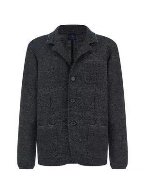 Paul & Shark Button-fastening Knitted Blazer