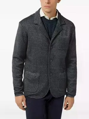 Paul & Shark Button-fastening Knitted Blazer