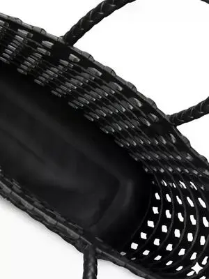 MARC ELLIS Flat Sunset Woven Tote Bag - Black
