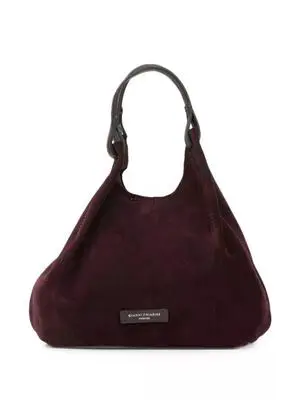 GIANNI CHIARINI Dua Suede Leather Tote Bag - Red