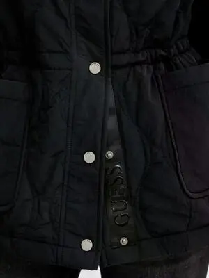 Guess Quilted Drawstring Jacket