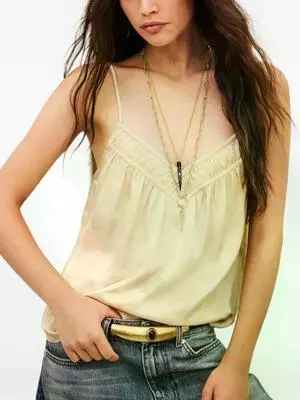 Ba&sh Clovis Ruched Camisole Blouse