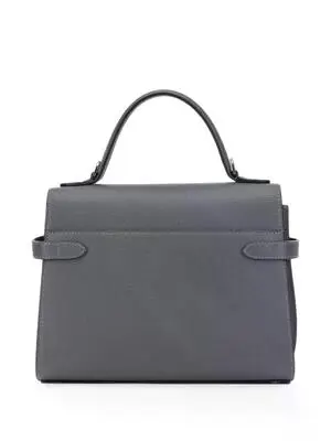 LE TANNEUR Medium Emilie Envelope-flap Leather Tote Bag