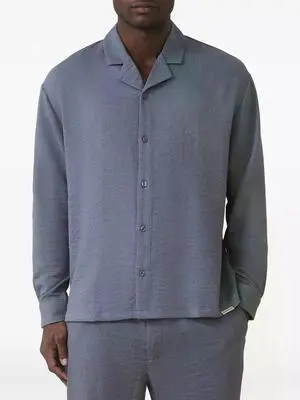 MAUVAIS Fiorano Long-sleeve Shirt - Blue