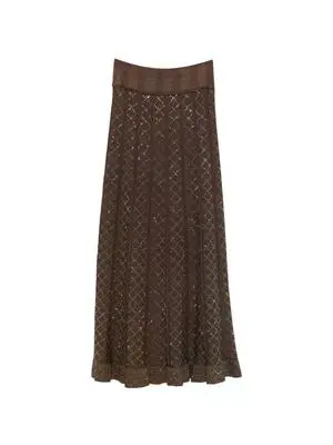 Sandro Elasticated-waistband Maxi Skirt