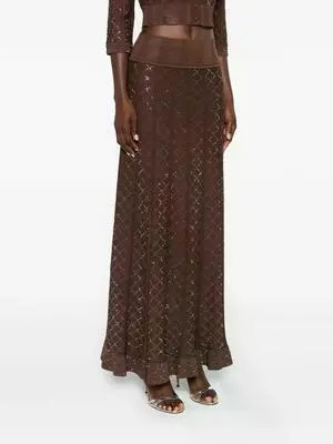 Sandro Elasticated-waistband Maxi Skirt