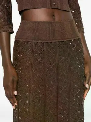 Sandro Elasticated-waistband Maxi Skirt