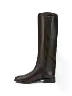 MARETTO Knee-high Leather Boots - Brown