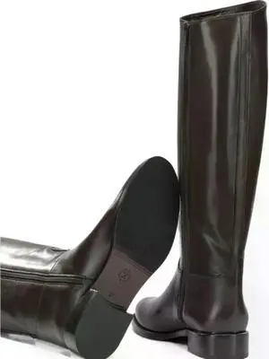 MARETTO Knee-high Leather Boots - Brown