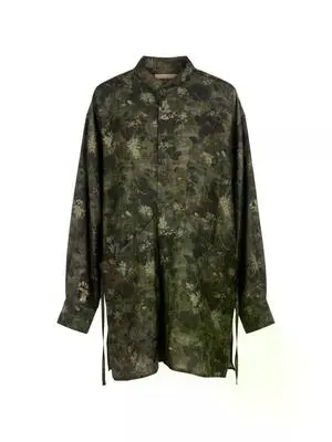 UMA WANG Floral-print Button-up Shirt