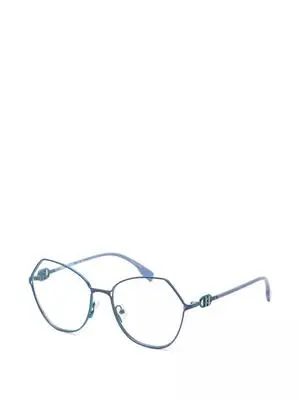 Karl Lagerfeld Geometric-frame Glasses - Blue