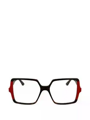Karl Lagerfeld Tortoiseshell-effect Square-frame Glasses - Brown