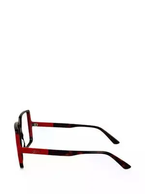 Karl Lagerfeld Tortoiseshell-effect Square-frame Glasses