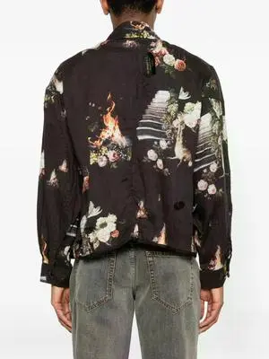 Undercover Floral Print Zip Jacket