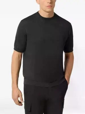 Paul & Shark Fine-knit Wool Short-sleeve Sweater