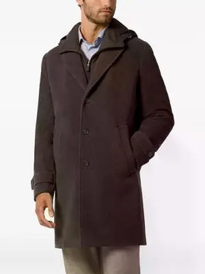 Paul & Shark Hooded Wool Coat