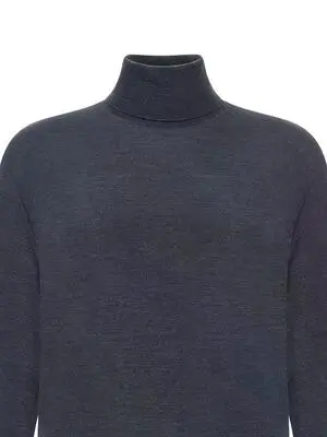 Paul & Shark Roll-neck Merino Sweater - Blue