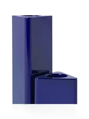 ARTETICA Ab Geometric Glazed Vases - Blue