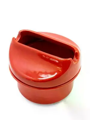 ARTETICA U' Glazed Ceramic Ashtray - Red