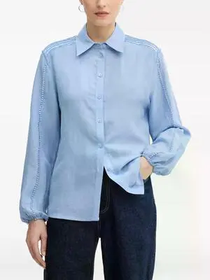 SILVIAN HEACH Details-trim Shirt - Blue