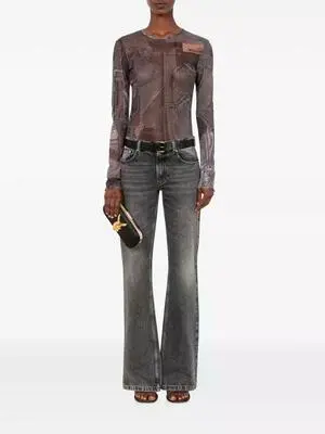 Moschino Logo-patch Jeans
