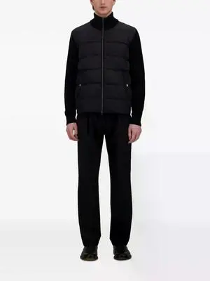 Herno Waffle-knit Padded Cardigan